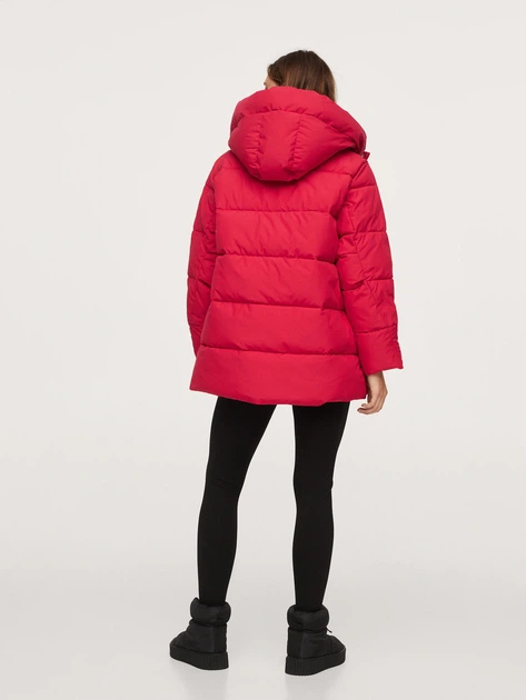 Куртка зимова жіноча Mango 17039050-70 M Червона (8445438485791 ...