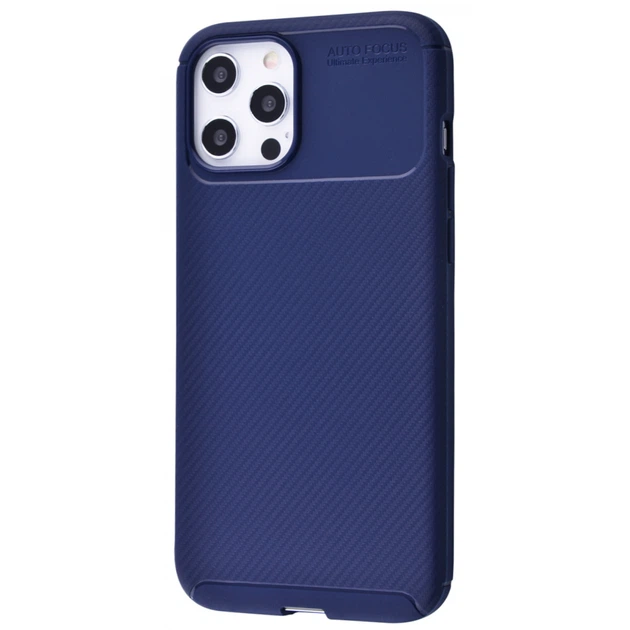 Чехол противоударный Ultimate Experience Carbon (TPU) iPhone 12 Pro Max dark blue – фото, отзывы ...