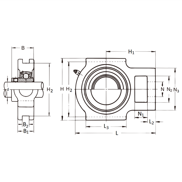 Подшипник корпусный FO Bearings UCT 211 – фото, отзывы, характеристики ...