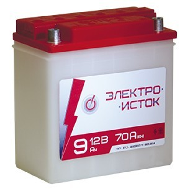 Мото аккумулятор Электроисток 6мтс 9 С 12V 9Ah – фото, отзывы ...