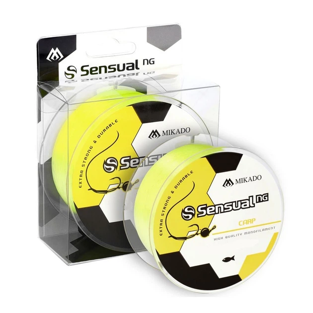 Волосінь Mikado Sensual NG Carp 300m 0.30mm 8.83kg жовтий (ZSN110-300-030) – фото, отзывы ...