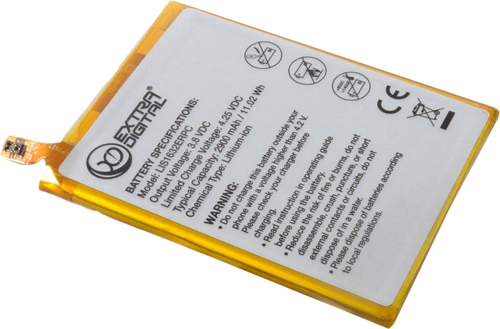 Аккумулятор ExtraDigital для Sony Xperia XZ LIS1632ERPC 2900 мА·ч ...