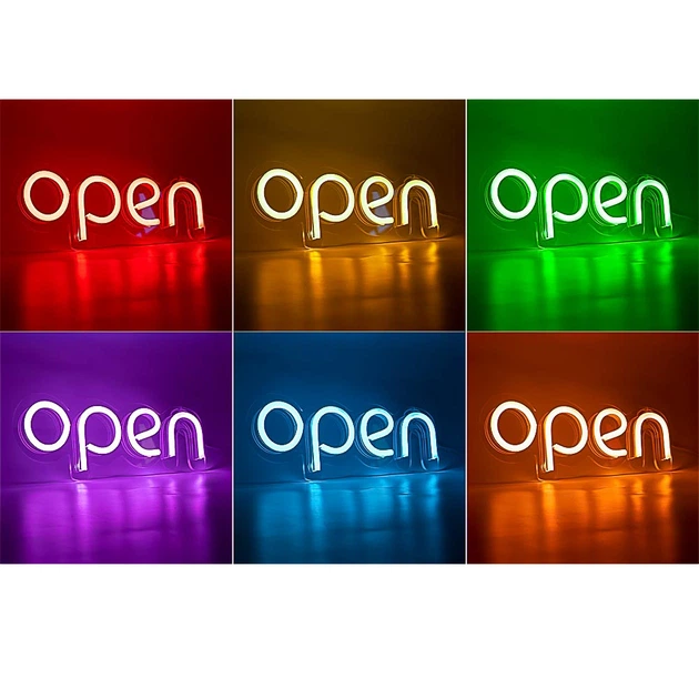 Неонова вивіска "OPEN" RGB синхронно вся вивіска (з контролером) – фото ...