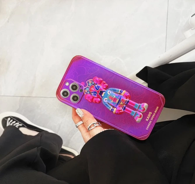Чехол для iPhone X/XS 3D Kaws Opera Mask Красный – низкие цены, кредит ...