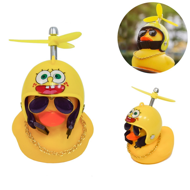 Утка в шлеме в машину Red Broken Duck (Шлем Губка Боб) утка в шлеме ...