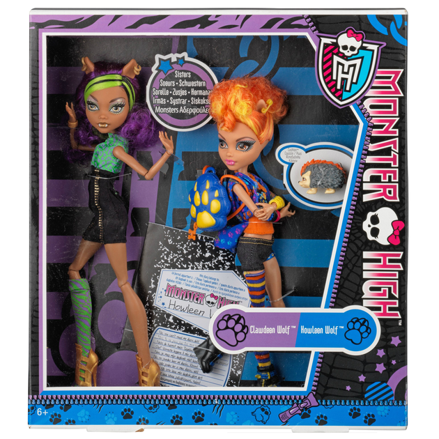 Ляльки Монстер Хай Набір Клодін Вульф і Хоулін Вулф Monster High Core ...