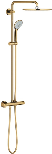 Душевая система с термостатом GROHE Euphoria System 310 26075GL0 золото ...
