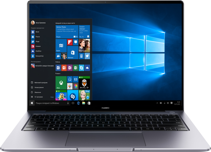 Ноутбук Huawei MateBook 14s (53012LVG) Space Gray + Рюкзак Huawei ...