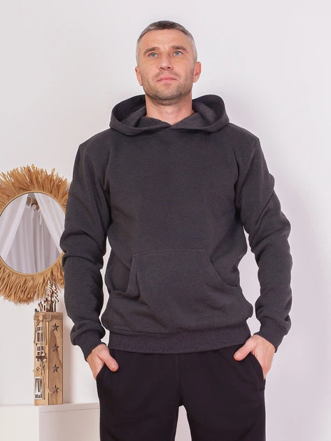 Худі чоловіче ISSA PLUS GN-403 XL Сіре (issa2007682147083) – Брендовий одяг | ROZETKA