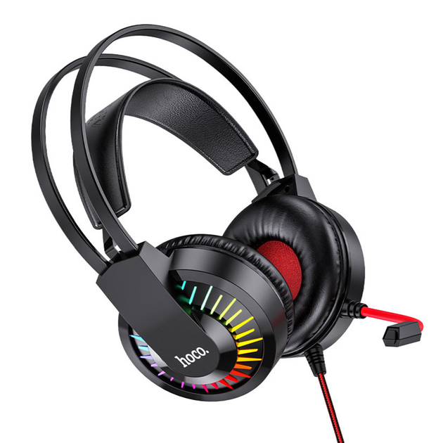 Полноразмерные игровые наушники Hoco W105 Joyful Red купить в интернет ...