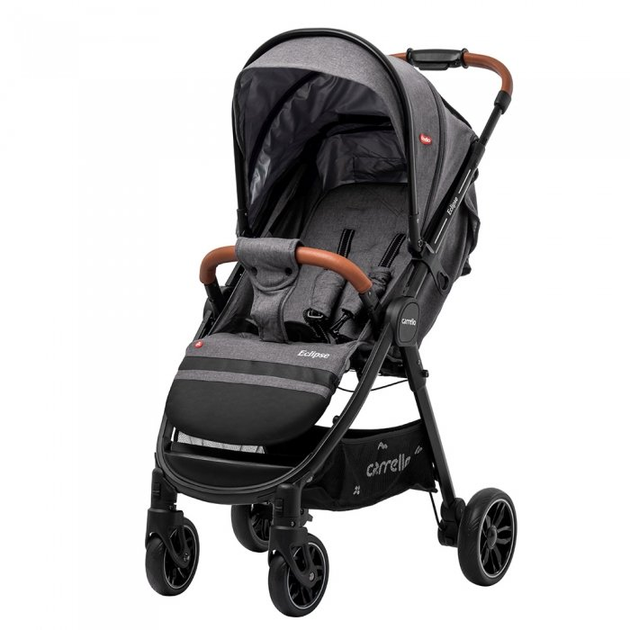 Прогулочная коляска Carrello Eclipse CRL-12001 Ink Gray в льне+дождевик ...