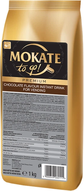 Горячий шоколад Mokate To Go Chocolate Drink Premium 1 кг (5900649060111) – ROZETKA – купить в ...