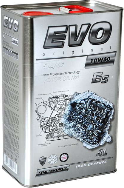 Моторное масло EVO E5 10W-40 4 л – фото, отзывы, характеристики в ...