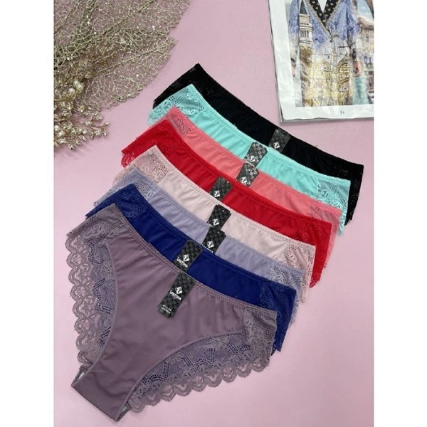 Женские трусики бразилиана Anttifu M кружевные 0061 - 8 шт. – Брендовая одежда | ROZETKA