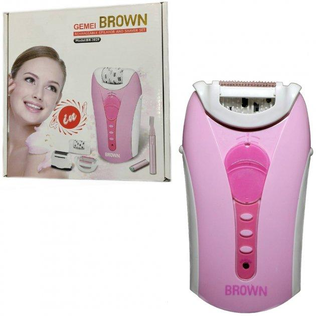 Женская электробритва эпилятор для бикини ног Gemei Brown BR-3029 ...