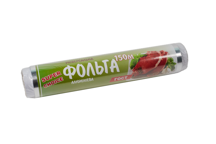 Фольга для запекания 29см 600 грамм, 18 мкм SUPER CHOICE от продавца ...