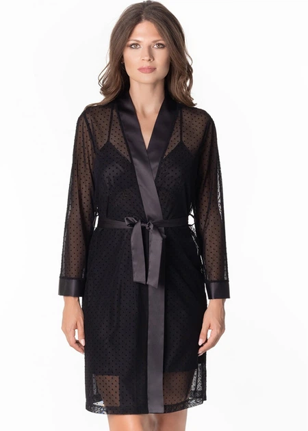 Халат Siena 2155 Komilfo черный XL 2155 от продавца: Comme il faut – в интернет-магазине ROZETKA ...