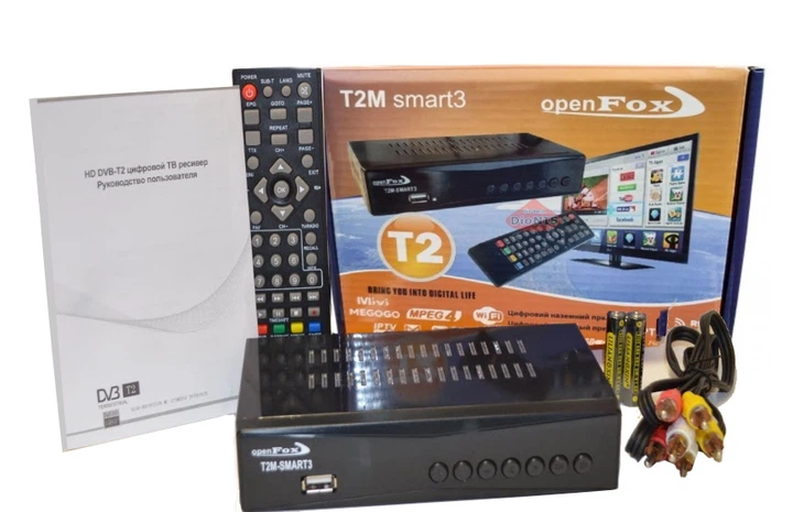 Тюнер Т2 OpenFox T2M smart 3 – фото, отзывы, характеристики в интернет-магазине ROZETKA от ...