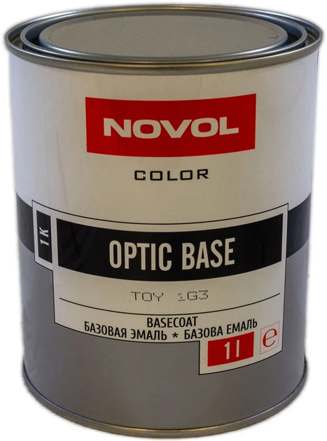 Фарба базовая TOY 1G3 (черное серебро) 1 л NOVOL Optic Base – фото ...