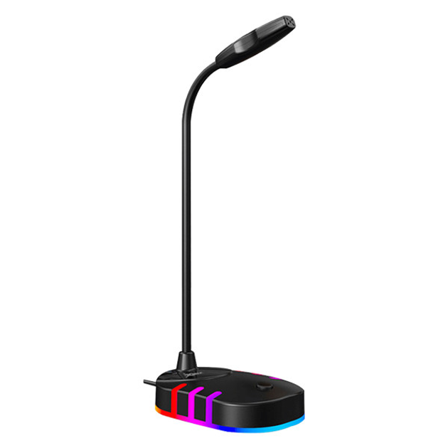 Микрофон игровой для компьютера XTRIKE XMC-02 |3.5mm/USB| с RGB ...