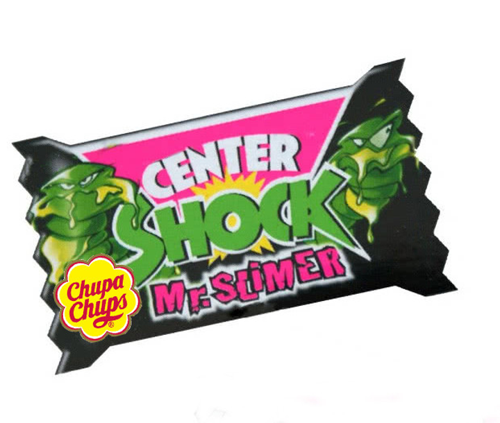 Жевательная резинка Chupa Chups Center Shock Monster Orange Жвачка Чупа ...