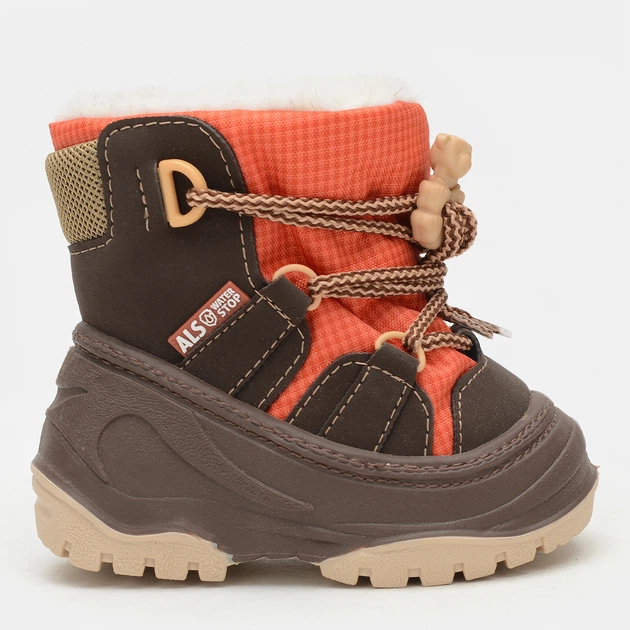 Чоботи зимові дитячі Alisa Line Skipper А601 20-21 Коричневі ...