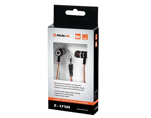 Навушники REAL-EL Z-1750 купити в інтернет-магазині ROZETKA - Навушники ...