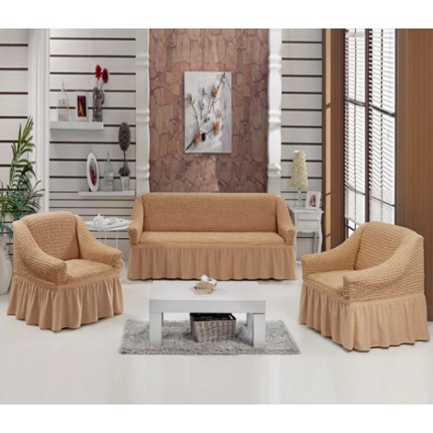 Чехлы для мебели Home Collection Evibu на диван и два кресла (3+1+1 ...