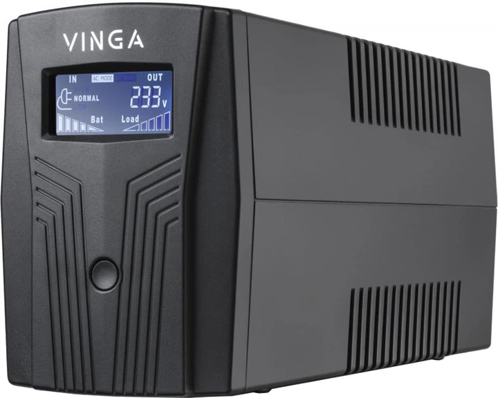 ИБП Vinga LCD 600VA Shuko USB Plastic Case (VPC-600PU) – фото, отзывы ...