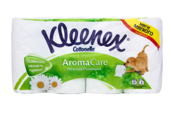 ROZETKA | Туалетная бумага Kleenex Cottonelle Aroma Care Ромашка 155 ...