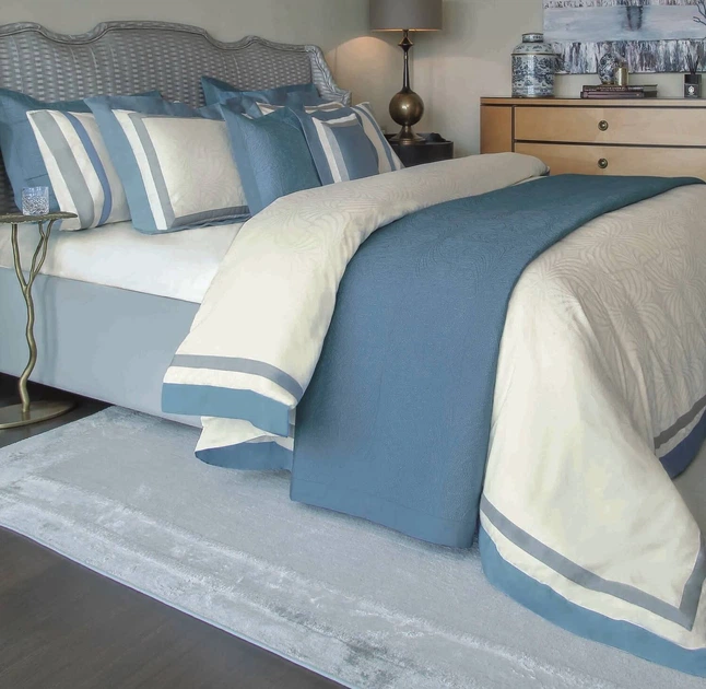 Двоспальний King Size комплект Valeron Dante Cream Жаккард – фото ...