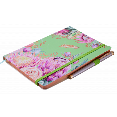 Блокнот Buromax деловой Cherie 96 листов А5 в клетку обложка из ...