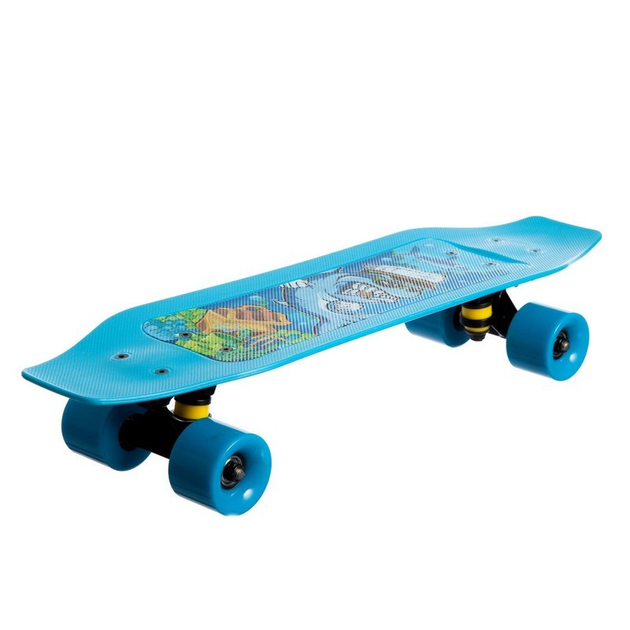 Скейтборд пластиковый Fish Duckbill Shark 58 см FI-418 голубой – фото ...