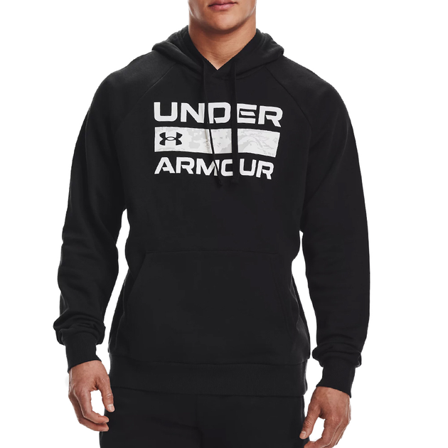 Толстовка мужская Under Armour Ua Rival Flc Signature Hd черная 1366363 ...