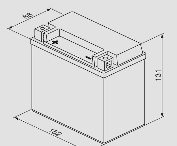 Мото аккумулятор BOSCH 0092M60140 (YTX12-BS, YTX12-4) M6 AGM, 12V 10Ah ...