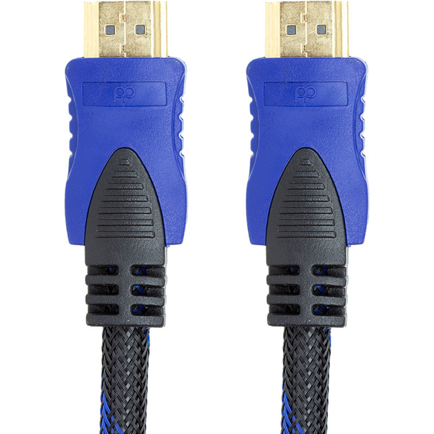 Видео кабель PowerPlant HDMI - HDMI, 1.5м, позолоченные коннекторы, 1 ...