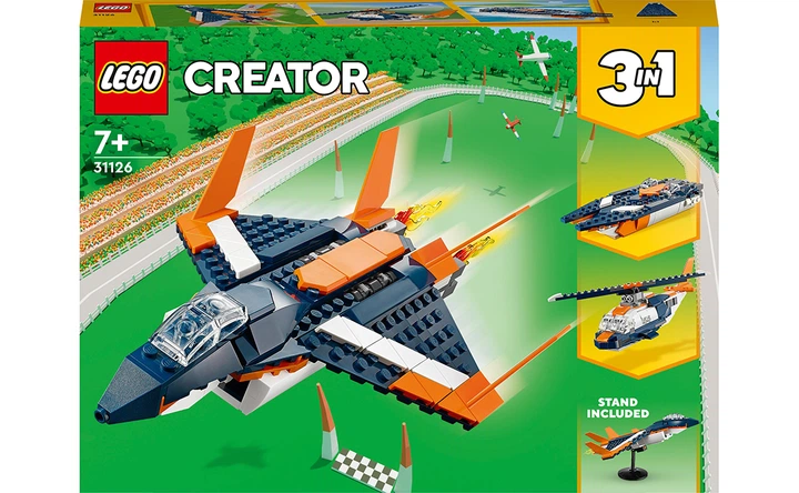 Конструктор LEGO Надзвуковий літак 215 деталей (31126) – игрушки с ...