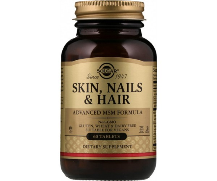 Витамины для кожи, ногтей и волос Solgar Skin, Nails & Hair 60 таблеток ...