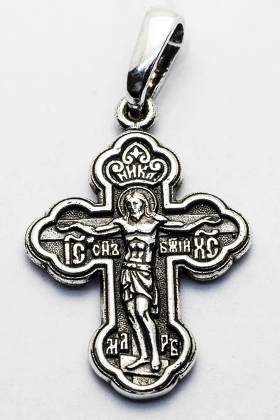 Срібний хрест з Розпяттям Розпяття Христове Ангел Хоронитель арт РП89 від продавця Ivanandmary