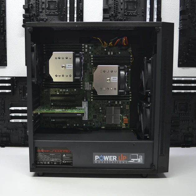 Двухпроцессорная рабочая станция PowerUp #275 Intel Xeon Platinum P ...