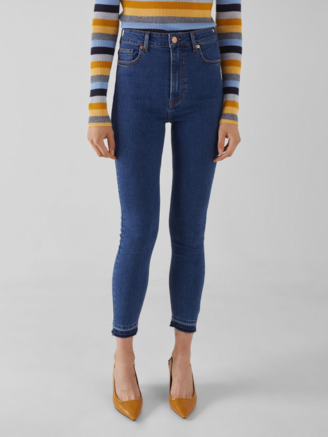 Джинсы Skinny женские Bershka 5006/936/400 42 Синие (SZ05006936400421 ...