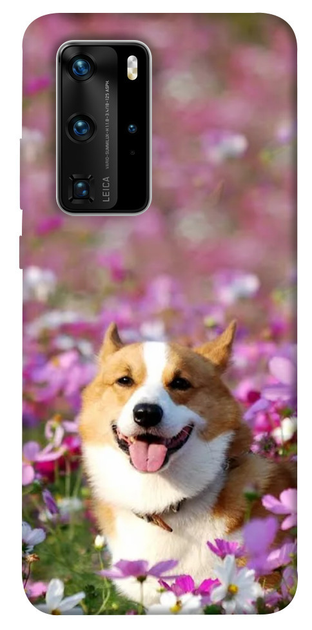 TPU чехол Корги в цветах для Huawei P40 Pro – низкие цены, кредит ...