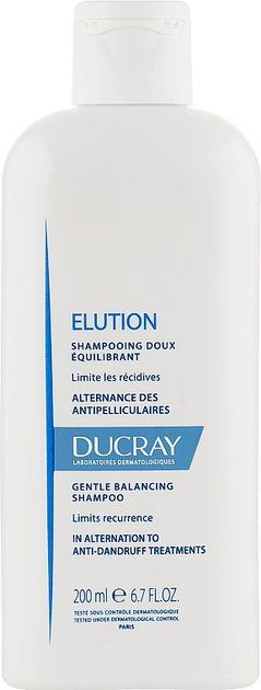 Балансирующий шампунь - Ducray Elution Gentle Balancing Shampoo 200ml ...