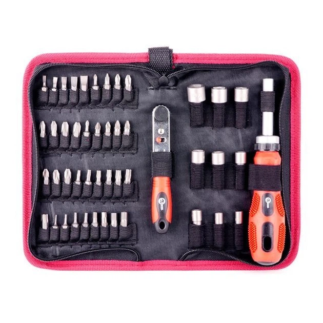 Отвертка с комплектом насадок и трещоткой 48 ед INTERTOOL VT-1048 – фото, отзывы, характеристики ...