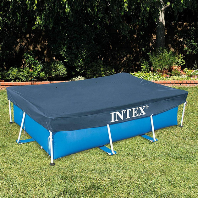 Чехол-тент Intex 28038 для прямоугольного каркасного бассейна, 300x200 ...