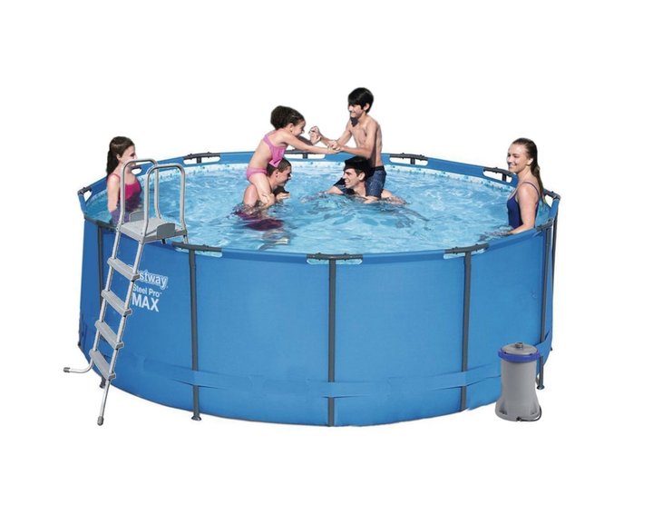 Бассейн каркасный Bestway Steel Pro Max круглый 366х133 см 11174 л с ...