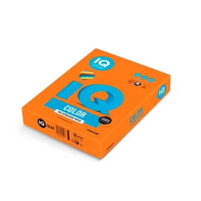 Бумага Mondi IQ color А4 intensive, 160g 250sh Orange (OR43/A4/160/IQ ...