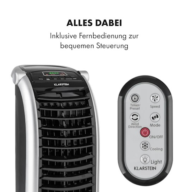 Кондиционер Klarstein Maxfresh Fan Air Cooler Черный – фото, отзывы ...
