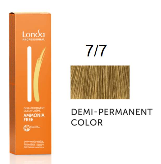 Крем-краска Londa Professional без аммиака 7-7 Блонд коричневый 60 мл ...