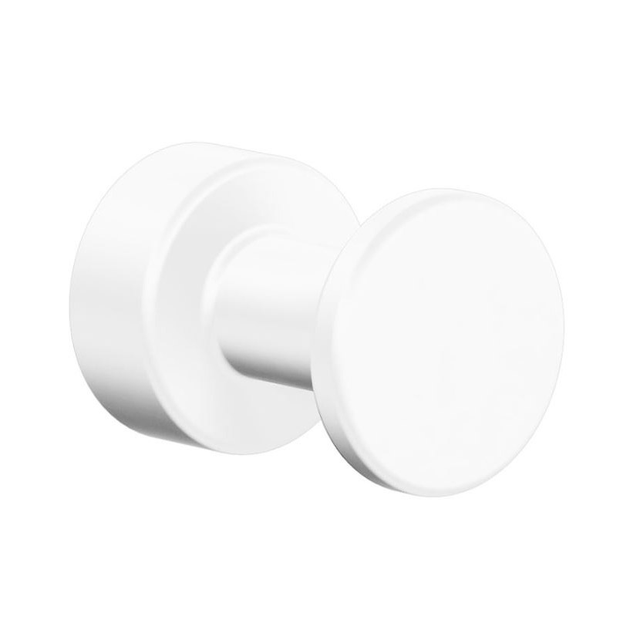 Крючок настенный одинарный SONIA Tecnoproject White 166091 округлый ...